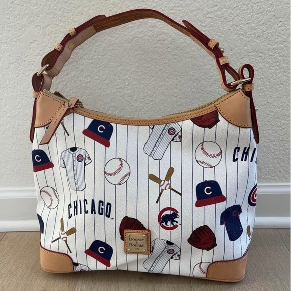Dooney & Bourke | Bags | Nwot Dooney And Bourke Chicago Cubs Hobo Bag ...
